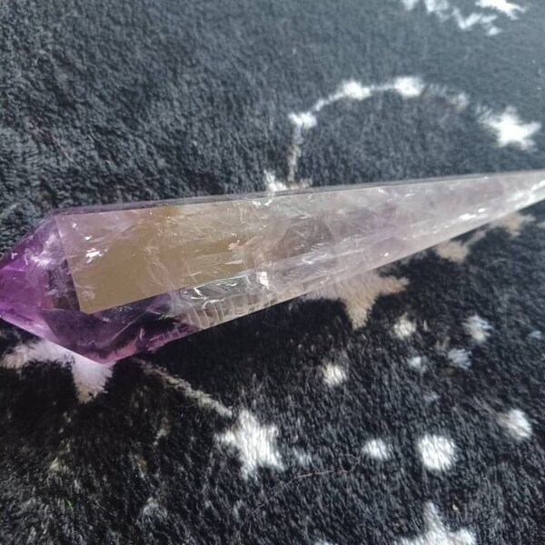 Amethyst Wand/natural Amethyst Point Wand/high Quality Amethyst Rainbow ...