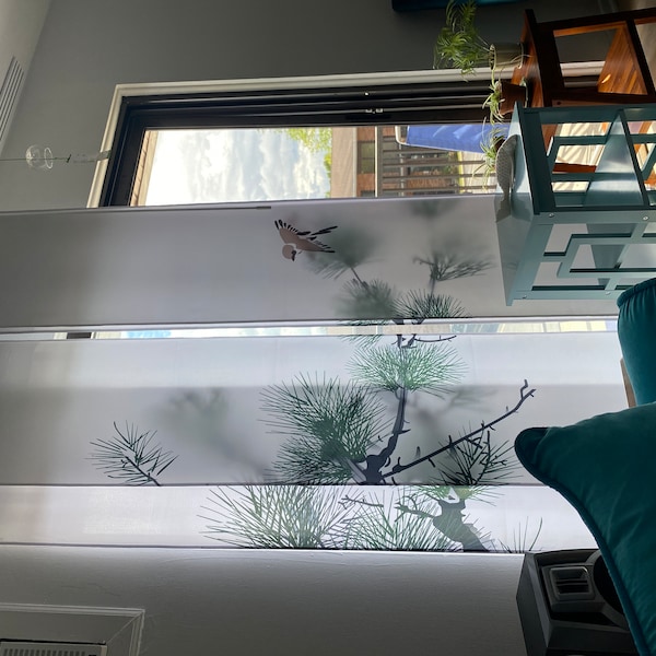 2-tracks Wall Rail Any Custom Size, Sliding Rails for Vertical Blinds ...