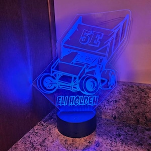 Kansas City Chiefs, LED Football Sports Fan Lamp, Custom Made Night ...