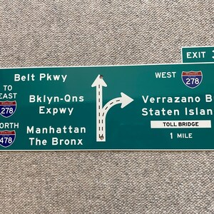 New York City World's Fair Ferry Highway Marker Road Sign 1964 - Etsy