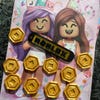 Roblox Pretend Play Plastic Gold Coins Kids Birthday Gifts / Party ...