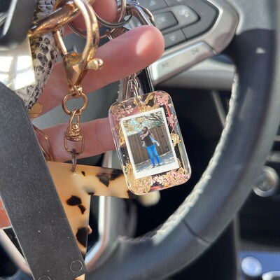 Personalized Photo Mini Keychain customize W/your Photo - Etsy