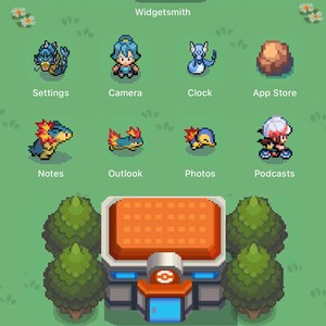 Ios 293 Icons Pokemon Red Blue Version Iphone IOS14 App - Etsy