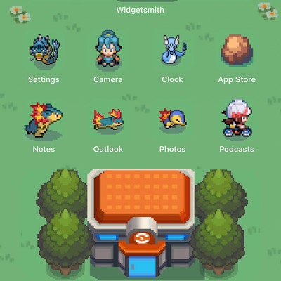 Ios 667 Icons Pokemon Heartgold Soulsilver HGSS iPhone IOS14 App Icons ...