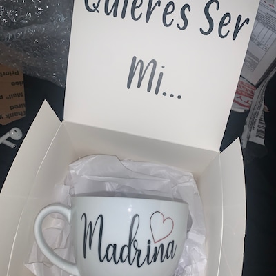 Madrina Gift Set, Quieres Set Mi Madrina, Will You Be My Madrina ...