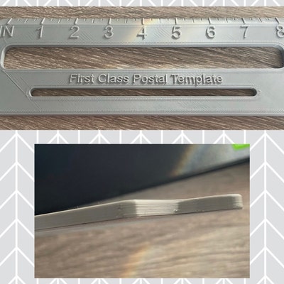USPS First Class Letter Template & Small Package Thickness Gauge ...