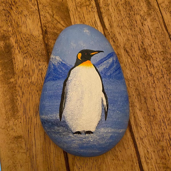Hand Painted Pebble / Cobble / Stone of a Chalkhill Blue BUTTERFLY ...
