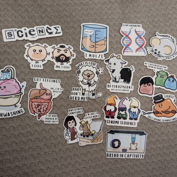 Make Your Own: STEM Sticker Pack | Science, Medical, Chemistry, Nursing ...