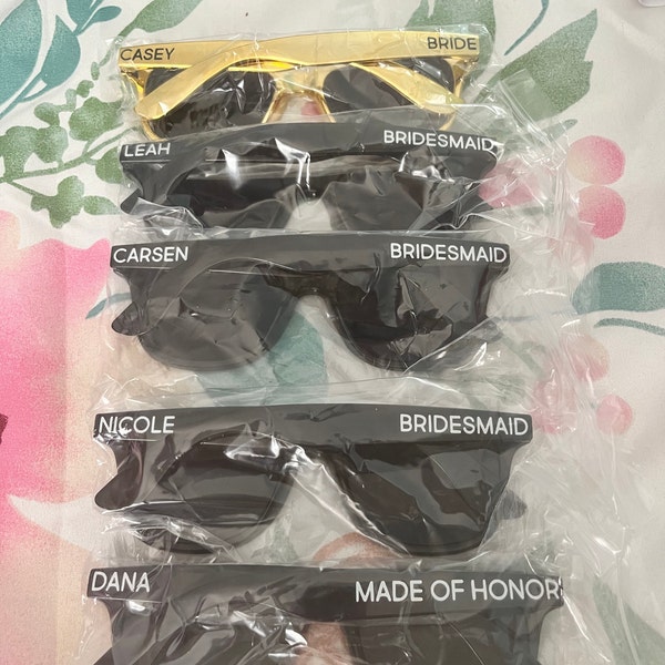 Wizard Themed Bachelorette, Bridal Party & Wedding Sunglasses - Etsy