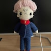 Gojo Satoru JJK Inspired Crochet Pattern Amigurumi Jujutsu Kaisen - Etsy