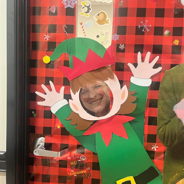 Gingerbread Christmas Classroom Door Decor Kit (printable PDF) - Etsy