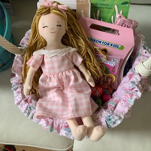 Prairie Lasses Dress and Bonnet PDF Pattern for 12 Doll, Rag Doll ...