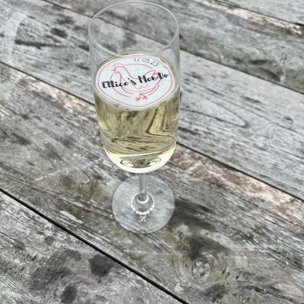 Personalised Hen Do Edible Drink Toppers (1 Sheet) - Etsy UK