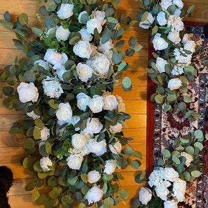 LUXE HEART SHAPE Frame Wedding Heart Frame White Roses Heart - Etsy