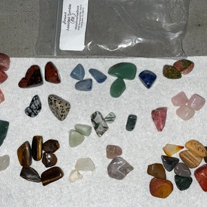 Assorted Mix Tumbled Stones: SMALL MEDIUM or LARGE Sizes - Etsy