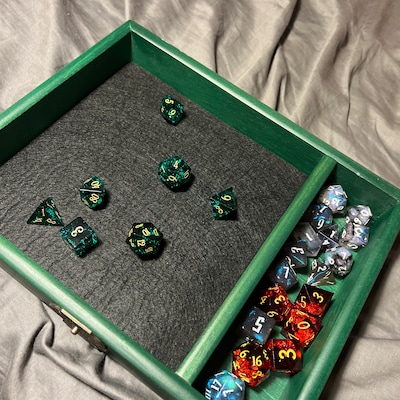 Dnd Dice Box Critical Role Dice Tray Storage Dungeons and - Etsy