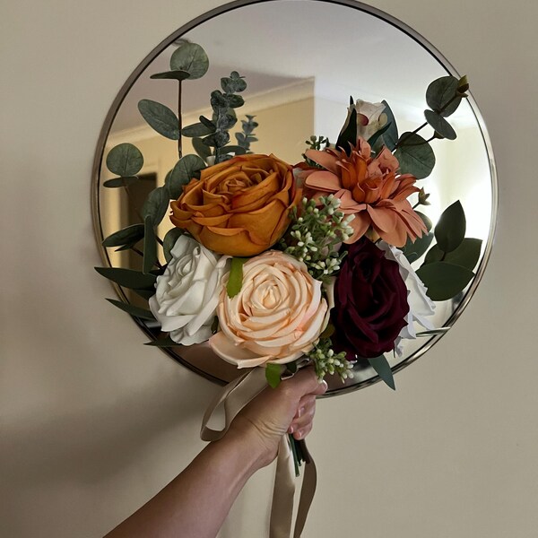 Set of 3 Wedding Cake Topper, Floral Cake Decoration, Cake Topper ...