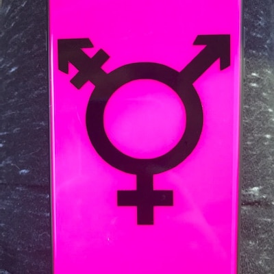 Transgender Vinyl Decal Symbol Gender Identity Trans Sign Die Cut ...