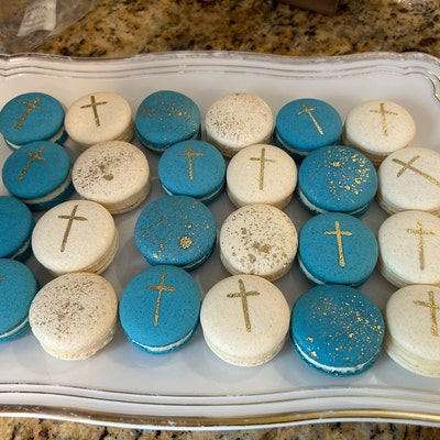 12 Tennis Ball French Macarons,sport Cookies,baby Shower Macaroons ...