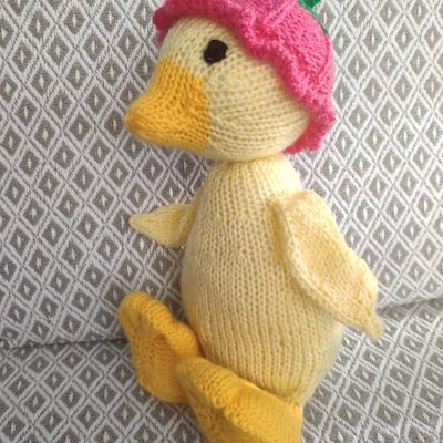 Dorsey Duckling Pdf Knitting Pattern Download Knitted Flat Written in ...