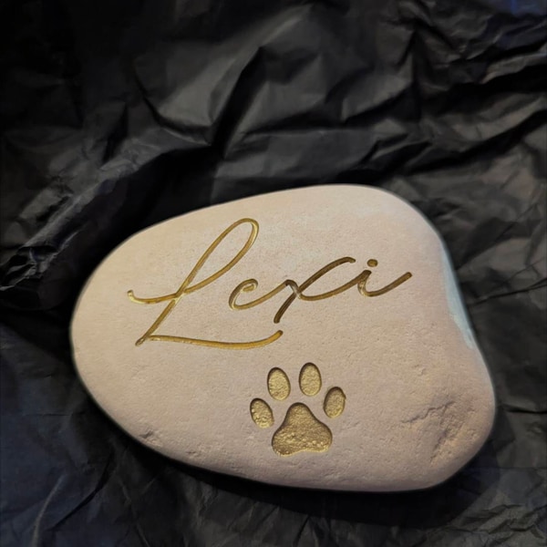 Personalised Engraved River Rocks | Unique Gift | Engraved Stone ...