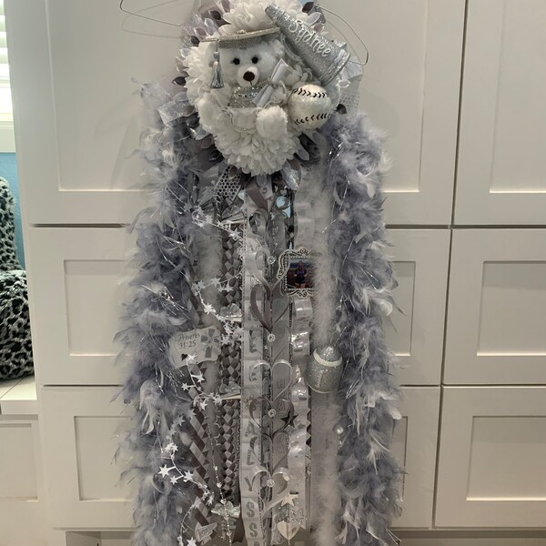 6" to 9" Homecoming Bling Bear for Senior Mum, Drill Team Bear ...