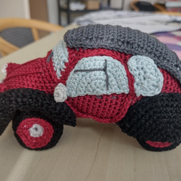Formula 1 Race Car Amigurumi PDF CROCHET PATTERN F1 Racing Vehicle Toy ...