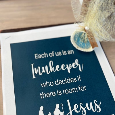 Each of Us is an Innkeeper Who Decides If There is Room for - Etsy