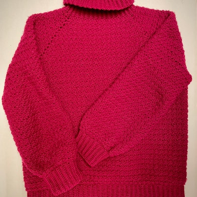 CROCHET PATTERN: the Millennial Jumper Cowl Neck/ Turtle - Etsy