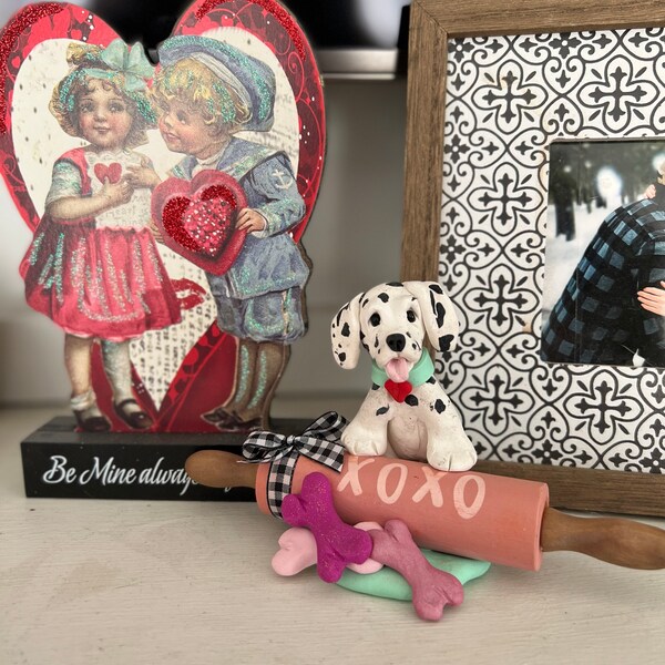 Handmade Halloween Busted Out Canvas Polymer Clay Black Cat Figurine ...