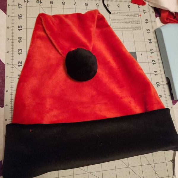 Easy 15 Minute Santa Hat Sewing Pattern & VIDEO Tutorial | Printable ...