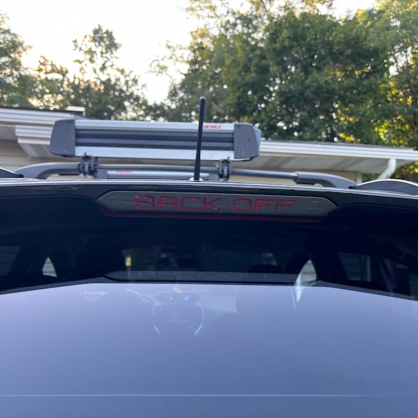 Vinyl Brake Light Decal - Matte Black - Etsy