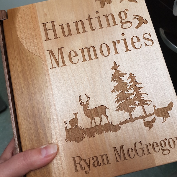 Personalized Hunting Memories Photo Album, Big Bucks and Tall Tales ...