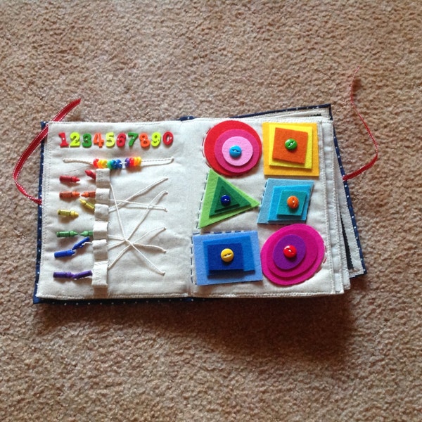 Mini Fold up Car Track - Road Playmat - Felt Handmade Toy - Pretend ...