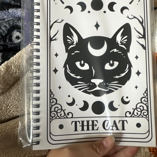 The Overthinker Tarot Card Skeleton Spiral Notebook, Funny Sarcastic ...