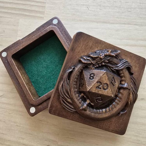 Large Box for DND Dice With the Possibility of Personalization, Dnd ...