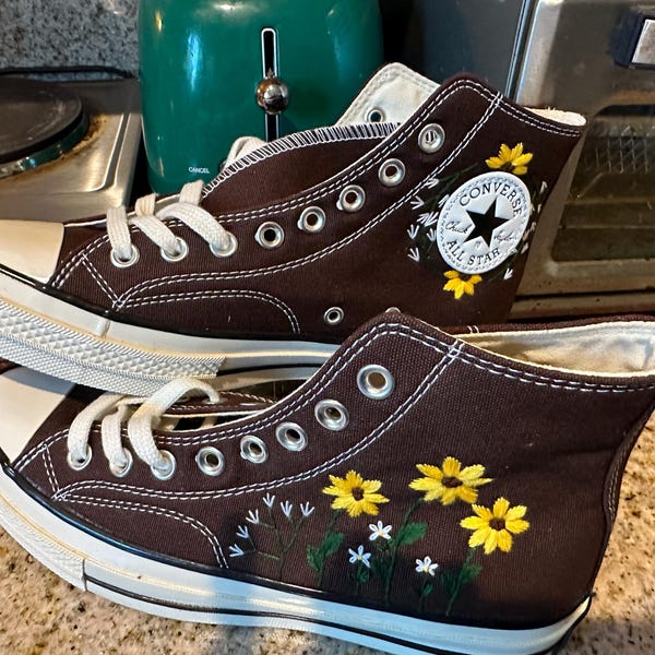 Customized Converse Embroidered Shoes Converse Chuck Taylor 1970s ...