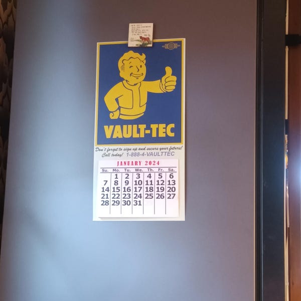 Un-official Handmade Fallout 12 Month Calendar for 2026 - Etsy