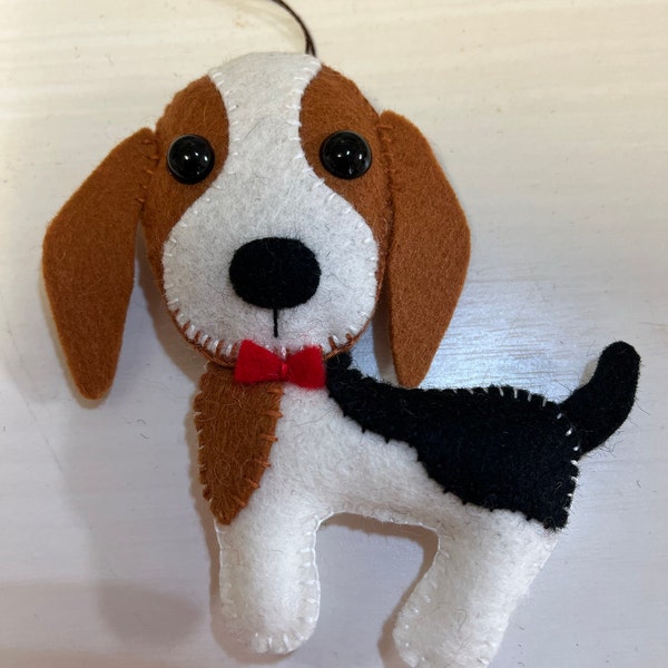 Felt Beagle Dog Ornament Pattern, Easy Sewing (PDF Pattern) - Etsy