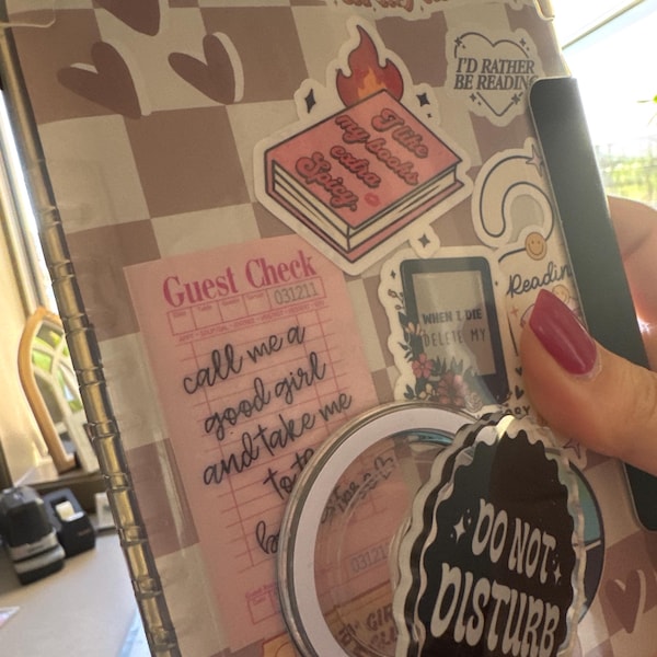 Bookish Kindle Sticker Guest Check Sticker Bookstore and Tell Me I'm ...