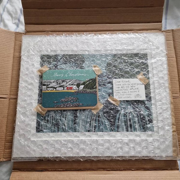 Limited Edition Print of an Original Line Drawing of Swallow Falls ...