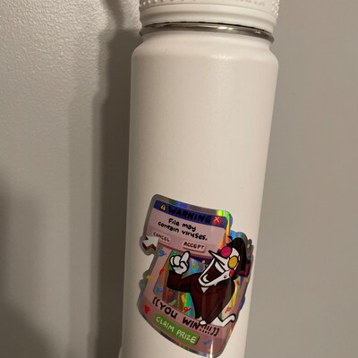 Spamton Pop up Holo Vinyl Sticker - Etsy