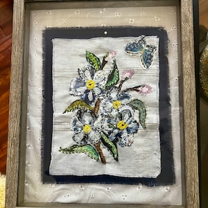 Slow Stitching Kit Poppies - Etsy