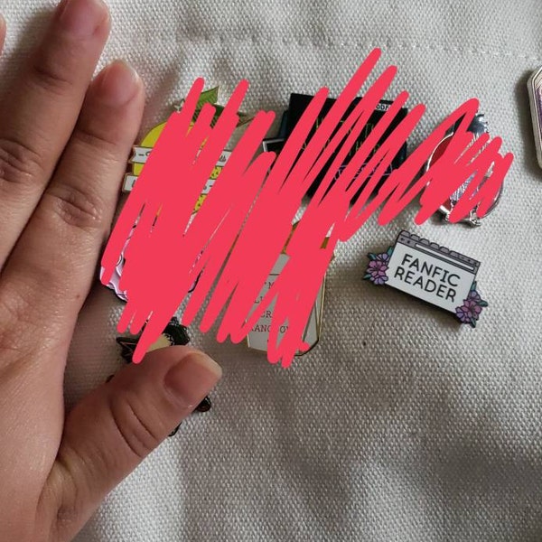 Fanfic Pin, Fandom Enamel Pin, Anime Enamel Pin, Fanfic Reader Enamel ...