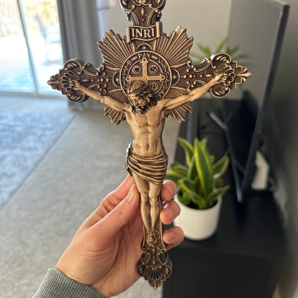 Pardon Crucifix Cruz Del Perdon Carved Wooden Crucifix Religious Home ...