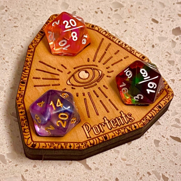 Portent Tracker // for Divination Wizards in D&D 5e // Layers of Solid ...