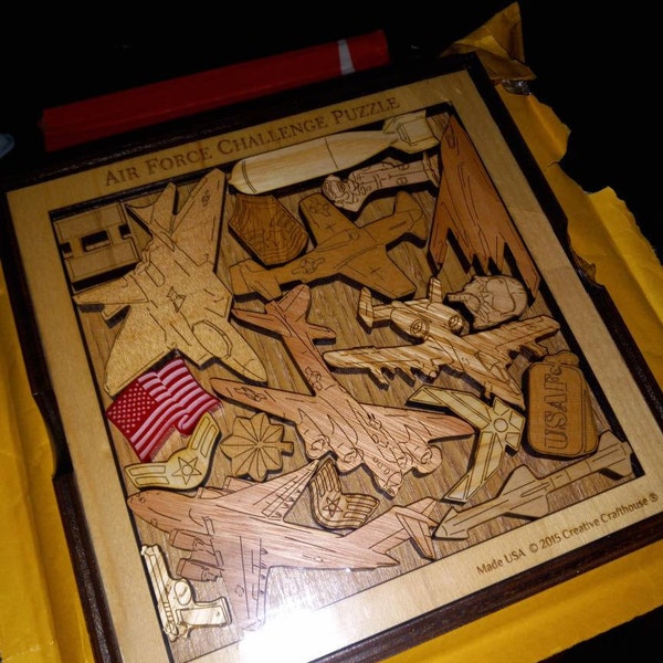 Air Force Challenge Puzzle - Can Be Personalized With Custom Engraving ...