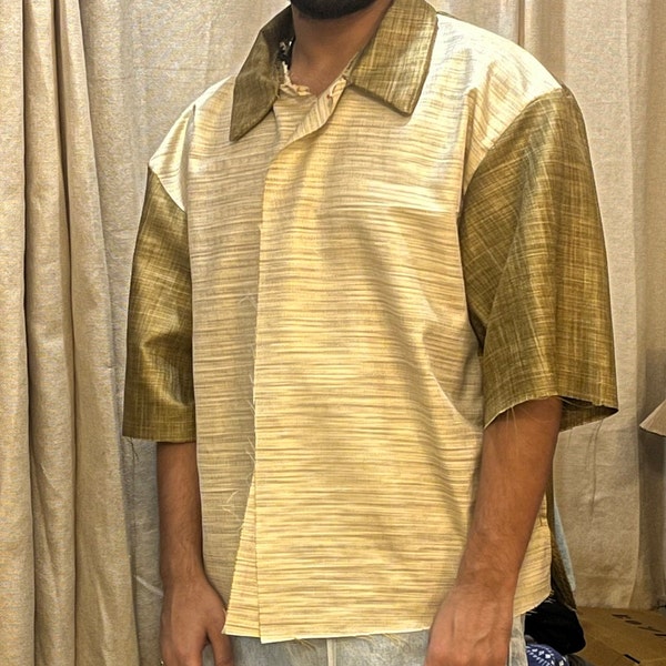 Oversize Unisex Crop Boxy Shirt - Sewing Pattern - Sewing Instructions ...