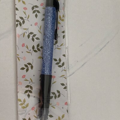 Resin Ballpoint Glitter Pen With Name Customization Customizable ...