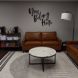 Vinyl Wall Art Decal you Belong Here Classroom Children Kids Preschool ...